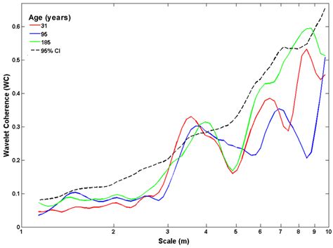 Roots And Canopy Structural Coherence Wavelet Coherence Between Canopy