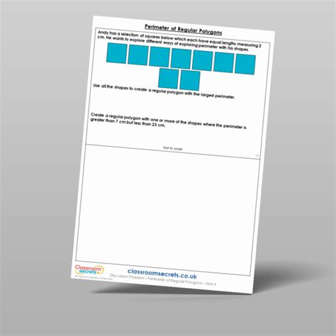 Year 4 Perimeter Of Regular Polygons Discussion Problem Resource Classroom Secrets