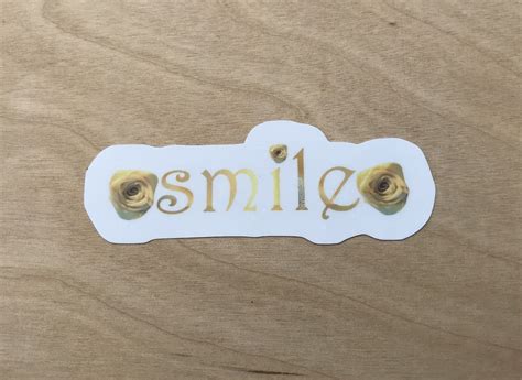 Smile Stickers Waterproof Small Decal Etsy