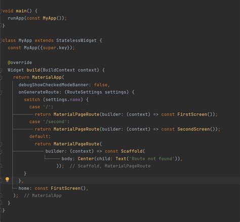 flutter Điều hướng các màn hình navigation trong flutter phần 2