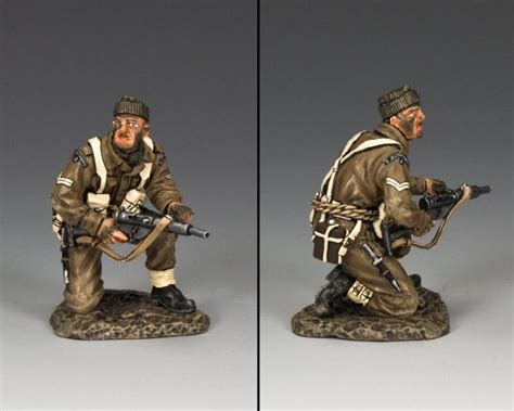 Commando Kneeling With Sten Gun Single Figure Dd233 Metal Toy