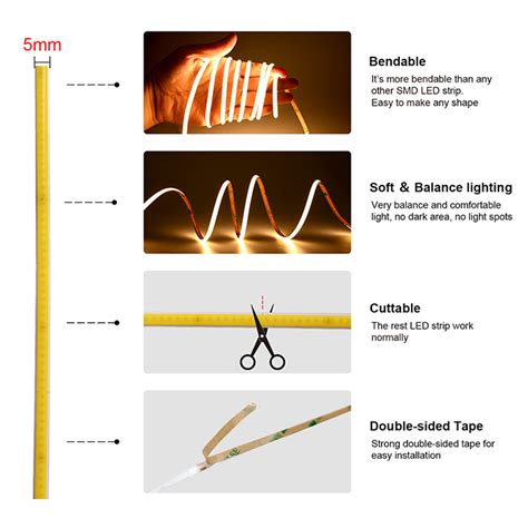 Mini COB LED Flexible Strip Light