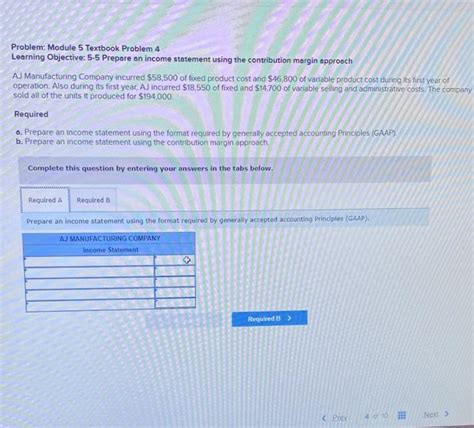 Solved Problem Module 5 Textbook Problem 4 Learning Chegg