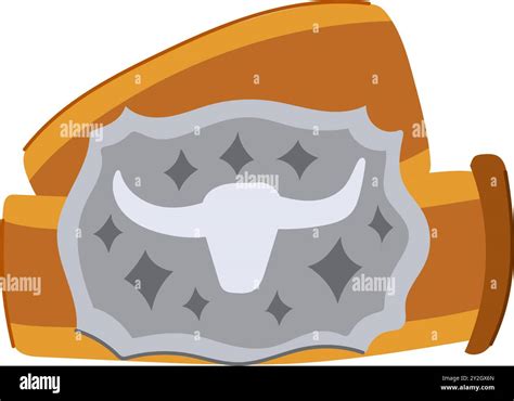 Spurs Belt Cowboy Cartoon Vector Illustration Stock Vector Image And Art