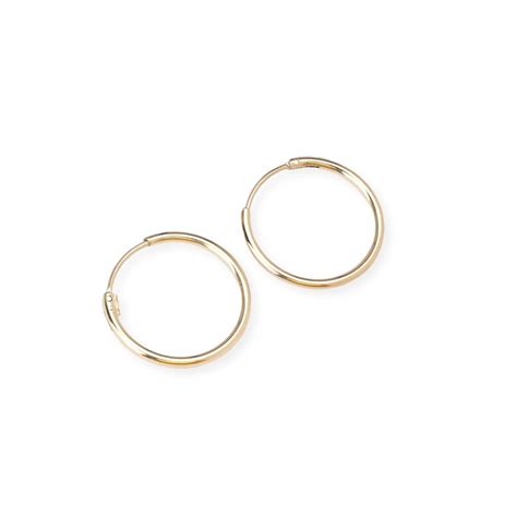 Buy Palmonas 18k Gold Plated Dainty Round Hoop Earrings For Women Online