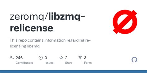 github zeromq libzmq relicense this repo contains information