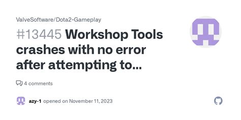 Workshop Tools Crashes With No Error After Attempting To Launch Any
