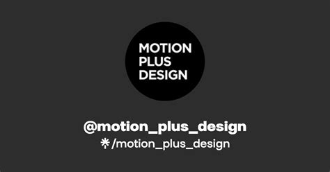 Motion Plus Design Instagram Facebook Linktree