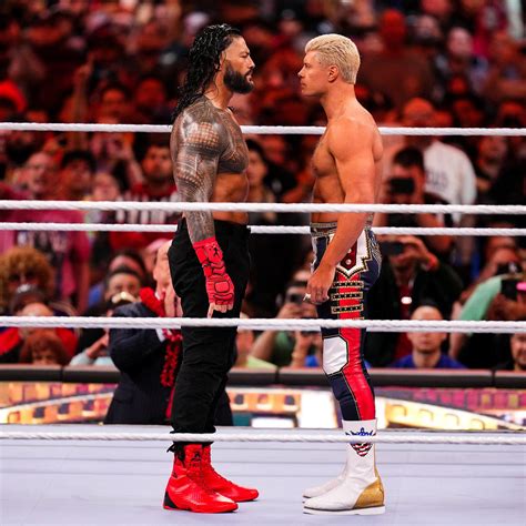 Roman Reigns Vs Cody Rhodes Undisputed Wwe Universal Title Match