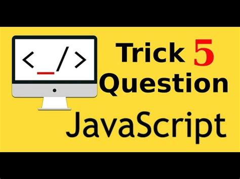 JavaScript Tricky Interview Question in Hindi | Part 5 - YouTube