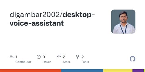 Github Digambar2002desktop Voice Assistant