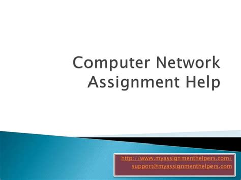 Computer Network Assignment Help Ppt