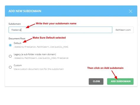 Guidance To Create Subdomains On Directadmin Hosting 9ledge Feed