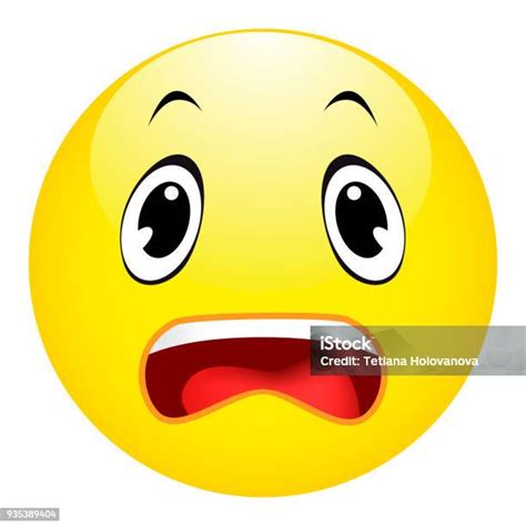 노란 미소 오픈 그녀의 입으로 무서 워 공포 무서움에 대한 스톡 벡터 아트 및 기타 이미지 공포 무서움 귀여운 노랑 Istock