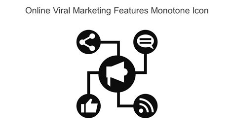 Online Viral Marketing Features Monotone Icon In Powerpoint Pptx Png And Editable Eps Format Ppt