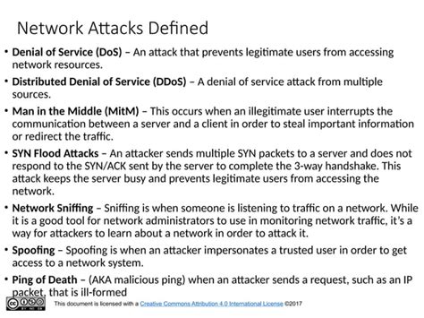 Cybersecurity Lecture Attacks And Defensepptx