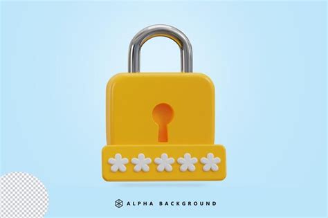 Premium Psd Padlock And Password Icons