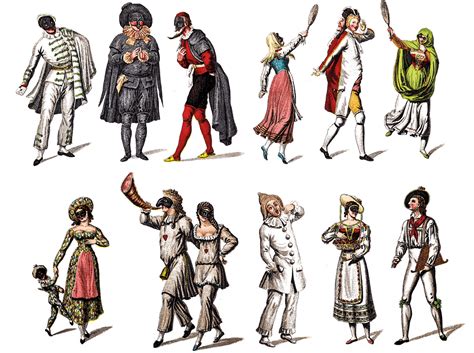 Personagem Da Commedia Dell Arte LIBRAIN
