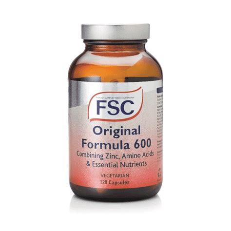 Original Formula 600 120s Fsc The Food Supplement Company