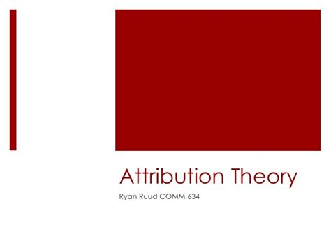 Attribution Theory And Public Relations Public Relations Education