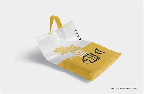 Premium Psd Polythene Shopping Bag Mockup