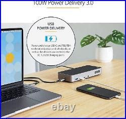 Startech USB C TRIPLE MONITOR DOCKING STATION HDMI DP TRIPLE 4K USB C New Usb Docking Station