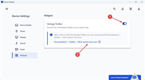 How To Add The Lenovo Vantage Battery Widget To My Laptop