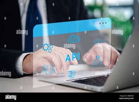 A Software Developer Working On An Api Integration Project With Database And Cloud Services