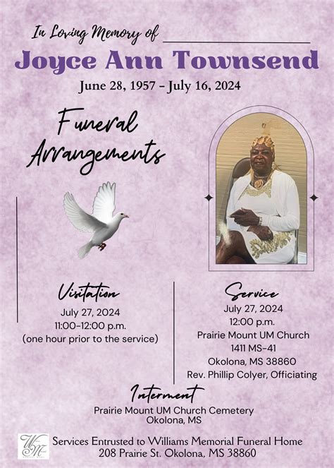 Williams Memorial Funeral Home Inc Okolona Ms