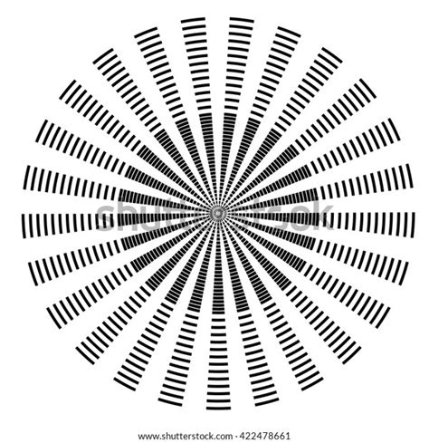 Geometric Concentric Circle Pattern Stock Vector Royalty Free 422478661