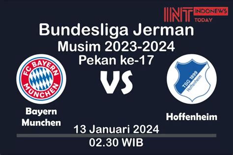 Prediksi Skor Bayern Munchen Vs Hoffenheim Bundesliga Jerman Misi