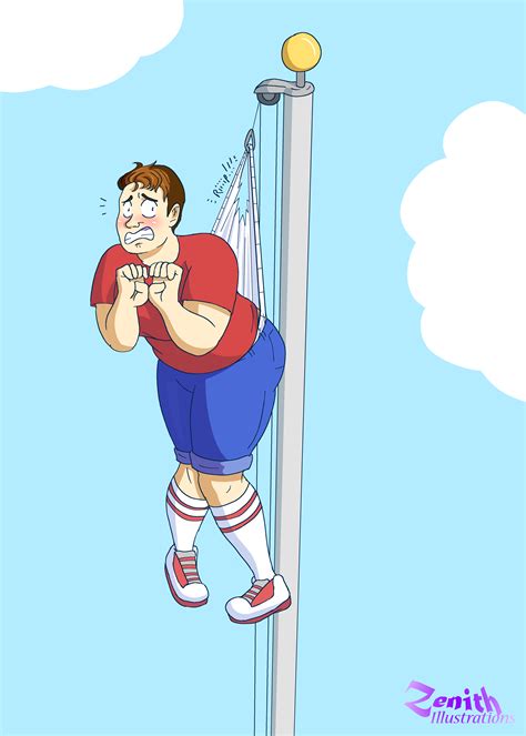 Valevelocity Flagpole Wedgie By Zenithillustrations On Deviantart