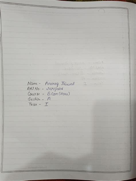 Anurag Jaiswal 0606 B Com Hons Sec A Pdf