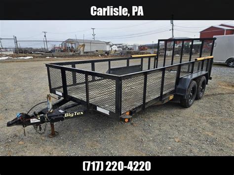 USED Big Tex 7x16 Tandem Axle Utility Landscape Trailer 7000 GVW 2
