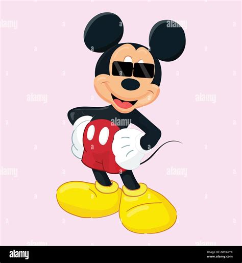 Mickey Mouse Cartoon Stock Vector Images Alamy