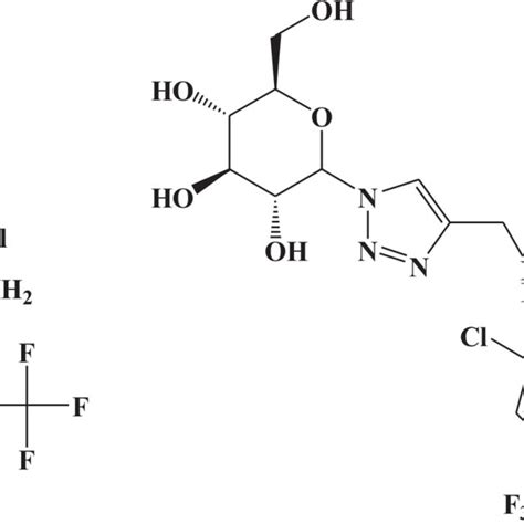 Structure Of Fipronil F And Glucose Fipronil Gtf Download