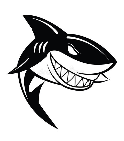 Shark Vector Illustration Stock Vector Illustration Of Drawing 47882973