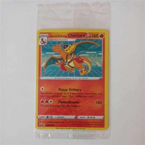 Carta Pokemon Special Delivery Charizard SWSH Promo Shopee Brasil