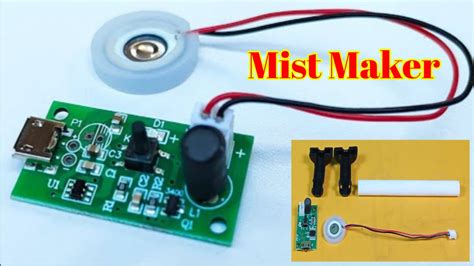 How To Make Humidifier Spray Module Mist Maker Project Creativity