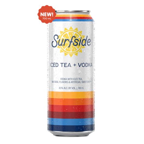 Surfside Iced Tea Vodka Longboard 12 Pack Stateside Vodka