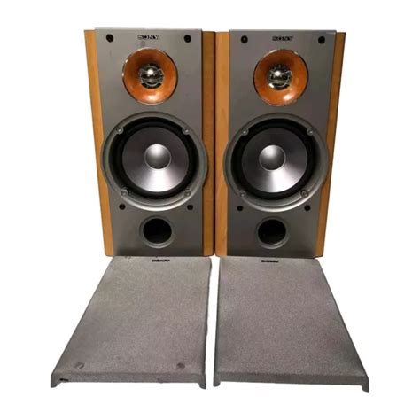 SONY SS NX1 2 Way Magnetically Shielded Stereo Speakers 46 00