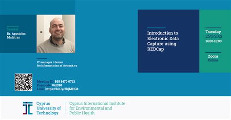 Webinar Introduction To Electronic Data Capture Using Redcap 🎤