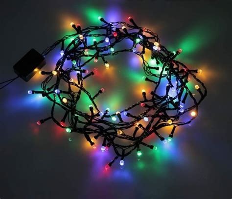 Serie De Luces Navideñas 100 Leds Multicolor Mercado Libre