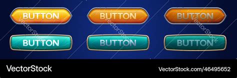 Medieval Ui Game Button Frame Sprite For Animation