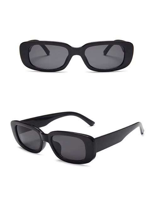 1pc Retro Small Square Frame Fashionable Eyeglasses Punk Rock Street