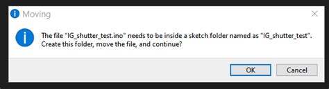 always asking to create a new sketch folder ide 2 x arduino forum
