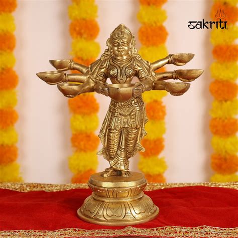Brass Deep Lakshmi Sacred Needs