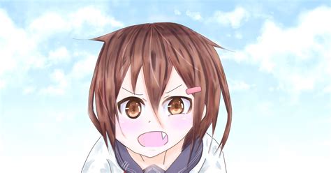 まったく、駆逐艦は最高だぜ ちょいおこ雷 海のイラスト Pixiv