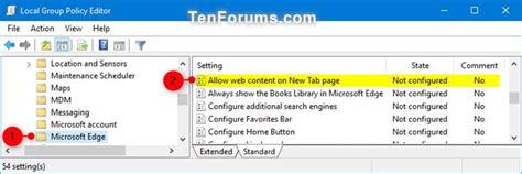 Enable Or Disable Preload New Tab Page In Microsoft Edge