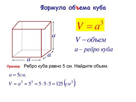 Куб Объем куба презентация онлайн